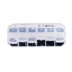 Eowpower 240 Pieces Laptop Notebook Computer Screws Replacement Kit for IBM Dell Sony Acer Lenovo Toshiba Gateway Samsung