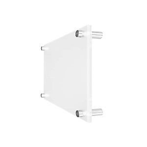 Missartist 11x14 Wall Mount Acrylic Picture Frame Double Panel Floating Frameless Acrylic Photo Frame Certificate Document Frame Display (11 x 14)