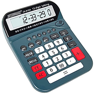 Desktop Calculator Calculators Office Desktop Calculator 12 Digit Large LCD Display Real Voice Financial Accounting Home Office Supplies Calculators