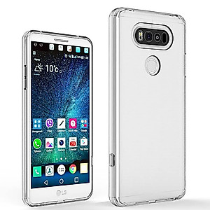 Clear Case Compatible with LG V20 Model - Skin Scratch Resistant Drop-Proof Protective Hybrid