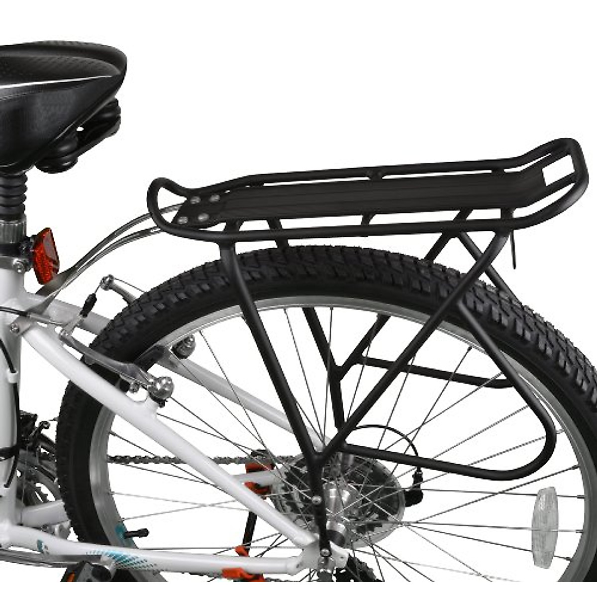 Ibera Bike Rack – Bicycle Touring Carrier with Fender Board, Frame-Mounted for Heavier Top & Side Loads, Height Adjustable for 26"-29" Frames