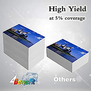 Dell (3-Pack, Black) 4Benefit Compatible E310dw Toner Cartridge Replacement E310 E515 E514 Toner (3xBlack) Used E310dw E515dw E514dw E515dn E310 E514 E515 Laser Printers