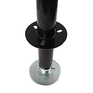 Quick Products JQ-3500B Power A-Frame Electric Tongue Jack with LED Work Light and Permanent Ground Wiring for Camper Trailer, RV - 3,650 lbs. Capacity (Higher then Standard 3,500 lbs. Jack!), Black