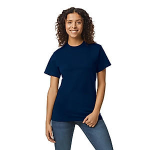 Gildan T-Shirt, Style GH000, Dark Navy (2-Pack), Small