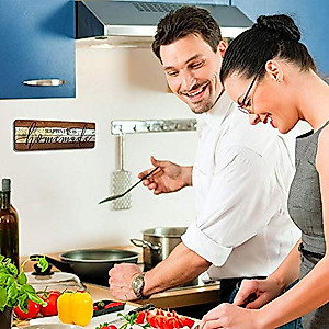 Farmhouse Wood Sign Wall Decor Love Sign Home Decor Wall Art-Happiness is Homemade-Kitchen Signs Wall Decor Size 16"x5"