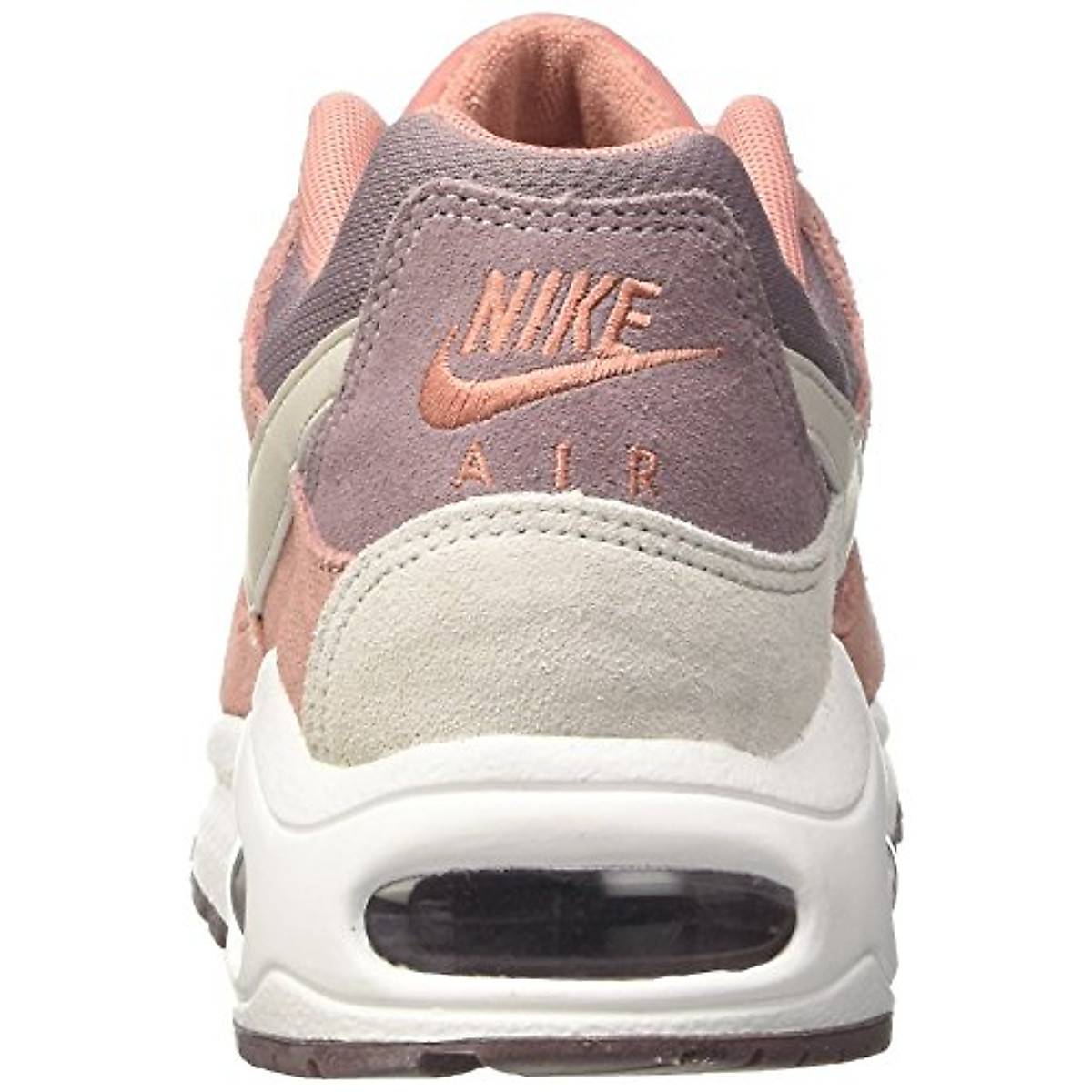 Nike womens Air Max Command Sneakers, Pink Reb Stardust Light Bone Taupe Grey White 600, 7.5