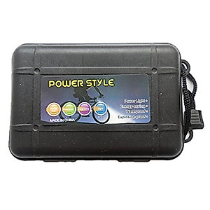 e5e10 Broadhead Case Holds 6Black Plastic Portable Box for Arrowheads (Holds 6)