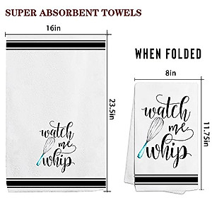 KamaLove Funny Kitchen Towels, Dishcloths Sets of 4.Best Housewarming Gifts, Funny Dish Towels, Cute Kitchen Towels.New Home Housewarming Gifts, Funny Sayings Towels, Decorative Tea Towels (Color)