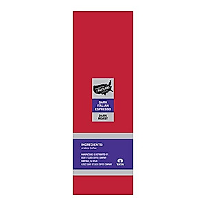 Eight O'Clock Coffee Dark Italian Espresso, Dark Roast, Whole Bean Coffee, 32 Ounce (Pack of 1), 100% Arabica, Kosher Certified