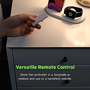 Wemo Stage Scene Controller with Thread - Smart Home Remote Control for Apple HomeKit Automation - Bluetooth Controller for Smart Switch, Smart Home Lighting, Smart Home Products - Smart Light Switch