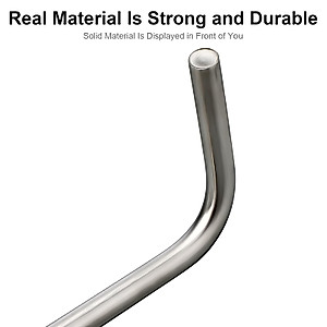 38cm Utility Tool Stainless Steel Manhole Cover Hook T Hook Manhole Tool Manhole Lift Hooks T- Handle Meat Boning Hook for Trampoline Pull Springs Open Manhole Covers Hook Tool