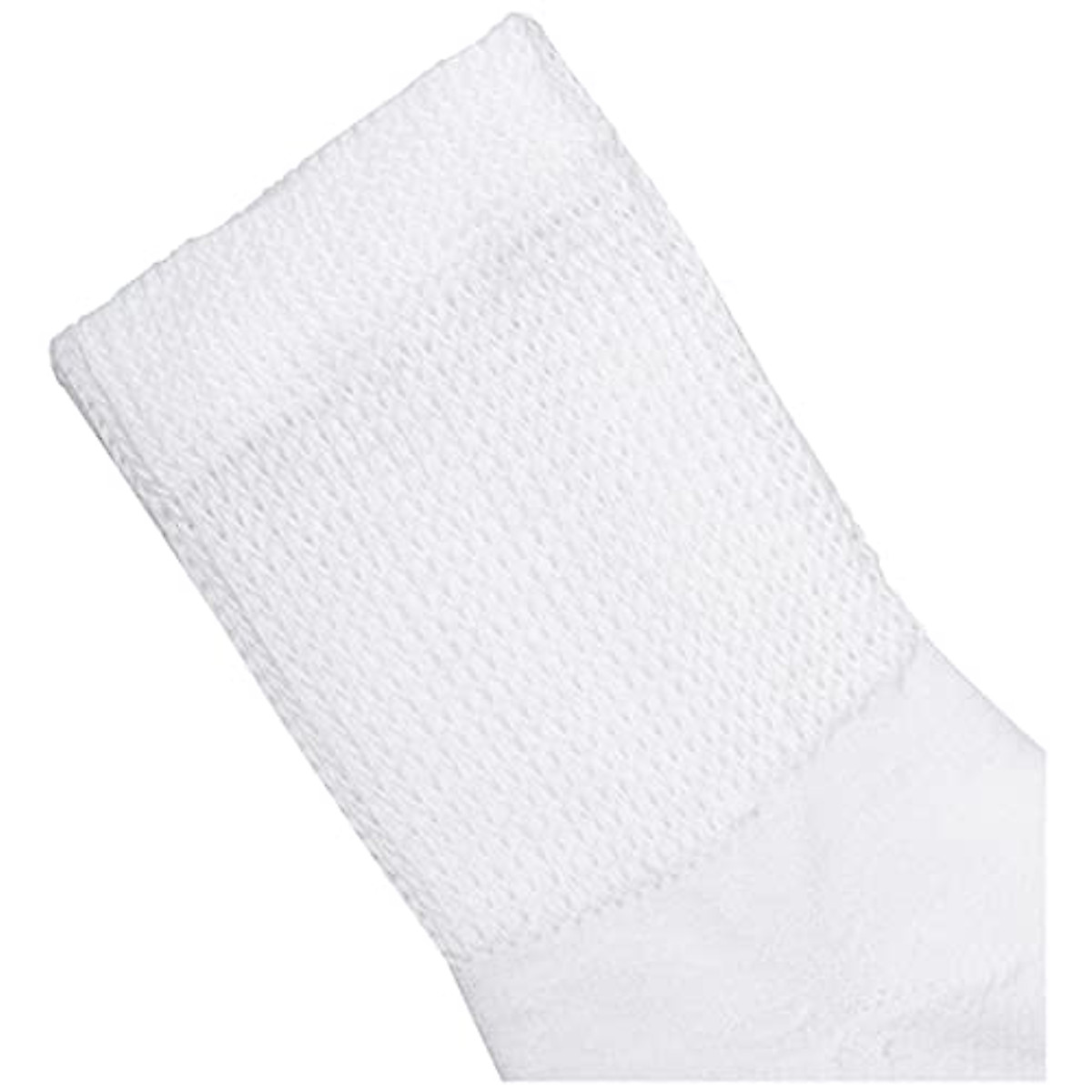 Dr. Scholl's Men's 4 Pack Diabetic and Circulatory Non Binding Ankle Socks, White, Shoe Size: 7-12