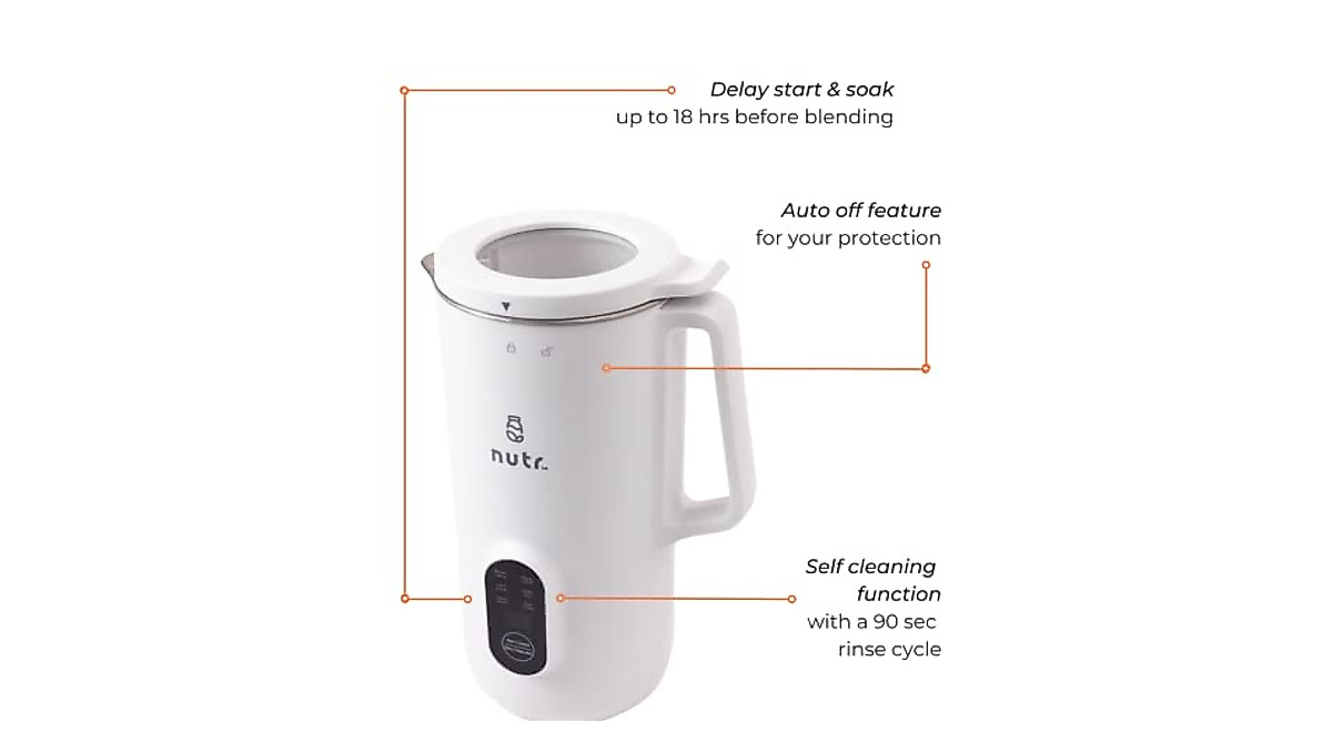 NUTR Machine Automatic Nut Milk Maker - Fresh Plant-Based Milk