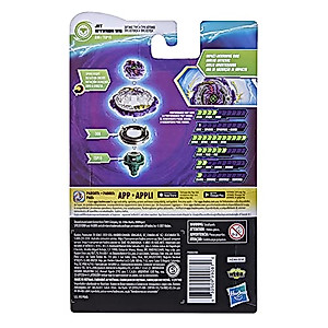 BEYBLADE Burst Surge Speedstorm Jet Wyvron W6 Spinning Top Starter Pack – Defense Type Battling Game Top with Launcher, Toy for Kids