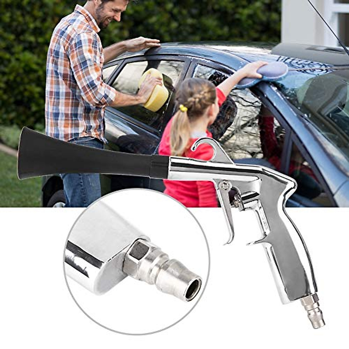 Akozon High Pressure Automobile Car Cleaning Gun Interior Washing Air Pulse Car Wash Tools