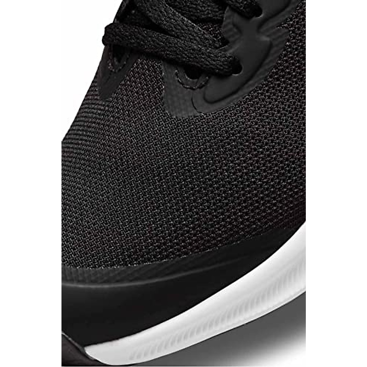 NIKE girl's Running Shoes, Black Grey Dark Smoke Grey Dark Smoke, 38.5 EU