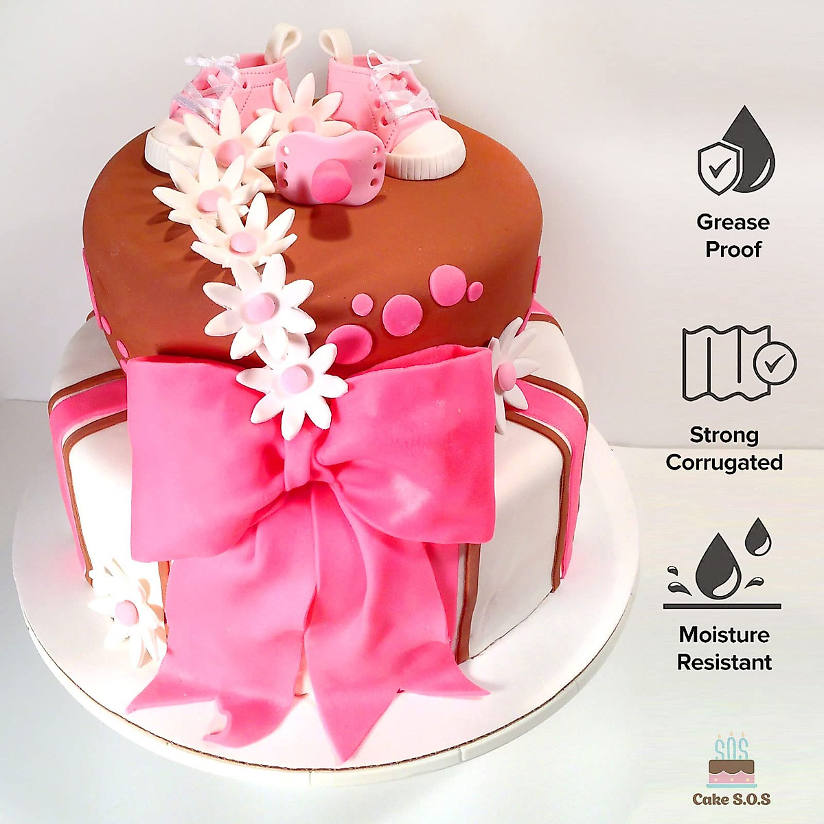 12" Round Coated Cakeboard, 6 ct.