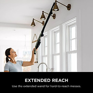 Shark WANDVAC System Pet Ultra-Lightweight Powerful Cordless Stick Vacuum with Charging Dock, WS642, Grey