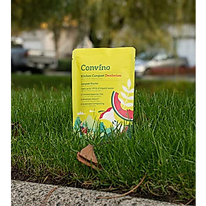 Convino: A Compost Starter/Accelerator Which Help to Reduce Kitchen Waste Odor and Convert Yard Waste to Fertile Humus for All Composting Systems. Comes in 1 Package That Contains 4 Packets Inside