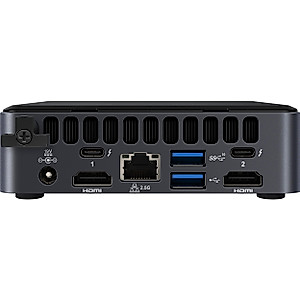 Intel NUC 11 Pro Kit NUC11TNKi5 Mini Desktop PC - 11th Gen Core i5-1135G7 4-Core up to 4.20 GHz CPU, 32GB DDR4 RAM, 4TB SSD, Iris Xe Graphics, Wi-Fi 6 + Bluetooth 5, Windows 11 Pro