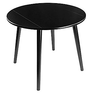 Winsome Moreno Dining Table, Black 35.43x35.43x28.94