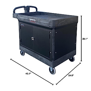 BluePoint Fasteners BLUEPOINT Utility Service Cart SC4425 + Armor SC4425-A. Load Capacity: 500 Lbs. Item # SC4425AR. (Assembly Required)