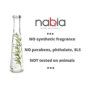 Nabia Plant-based Natural Face Wash with Vitamin C: Gentle and Clean Revitalizing Cleanser, 5.07 Fl Oz