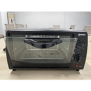 IPOW Baking Ovens Black Compact Design Black
