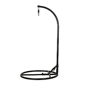 Christopher Knight Home 317946 Briggs Hanging Chair Stand, Black
