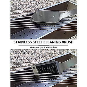 Grilljoy 22Pcs Premium Grill Tools Set, Grill Kit with BBQ mats in Aluminum Case, Professional BBQ Accessories Set for Outdoor Camping, Grill Set for Men Women