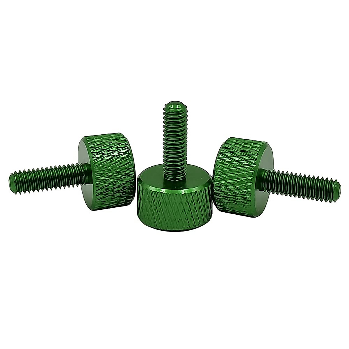 M4 Aluminium Knurled Thumb Screws Multicolor 20pcs (M4 x 6 mm, Black)