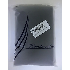 Wander Agio Women's Warm Long Shawl Winter Warm Large Scarf Pure Color Black