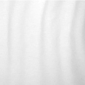 100% Organic Cotton Heavy Weight Rib - White - by The Yard