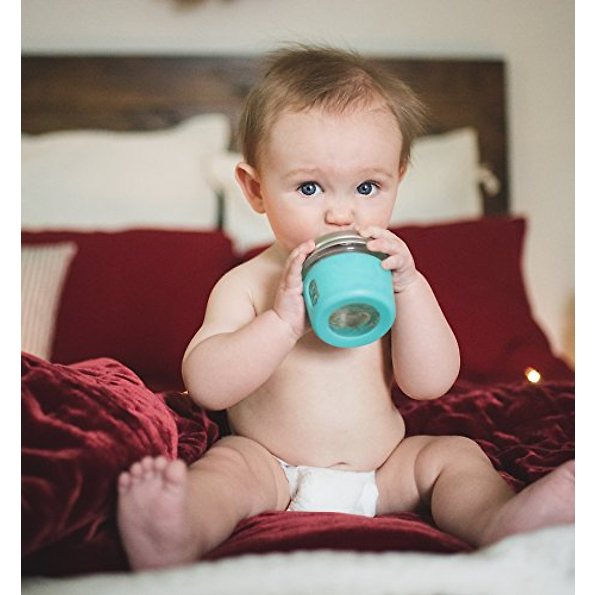 4 oz. Mason Bottle DIY Kit: BPA-Free Glass Baby Bottles You can DIY Using Mason Jars from Home, Made in The USA.