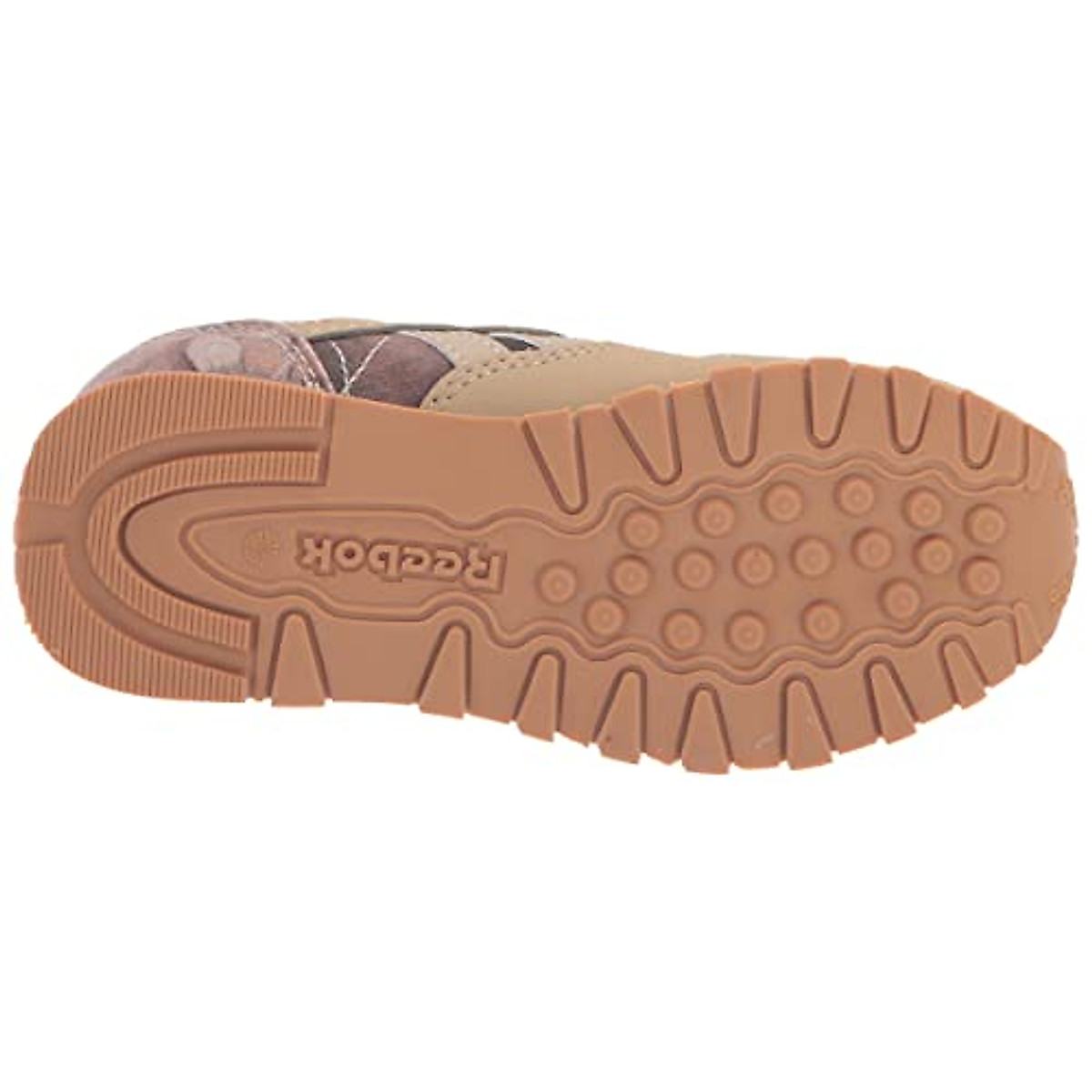 Reebok Baby Classic Leather Sneaker, National Geographic/Utility Beige/Soft Camel, 4 US Unisex Infant