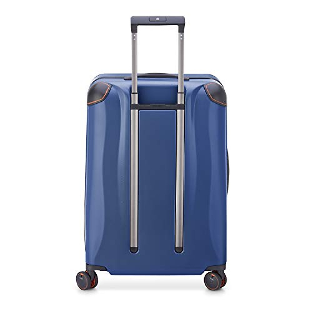 DELSEY Paris Cactus Hardside Luggage with Spinner Wheels, Navy, Checked-Medium 24 Inch