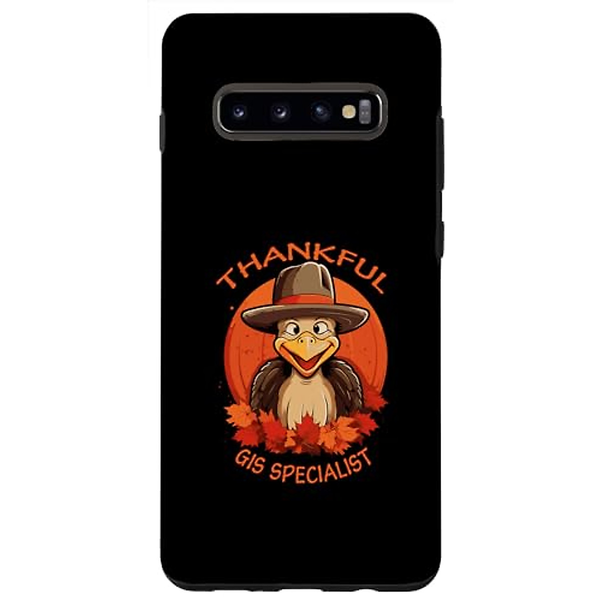 Galaxy S10+ GIS Specialist Funny Thanksgiving Turkey & Fall Case