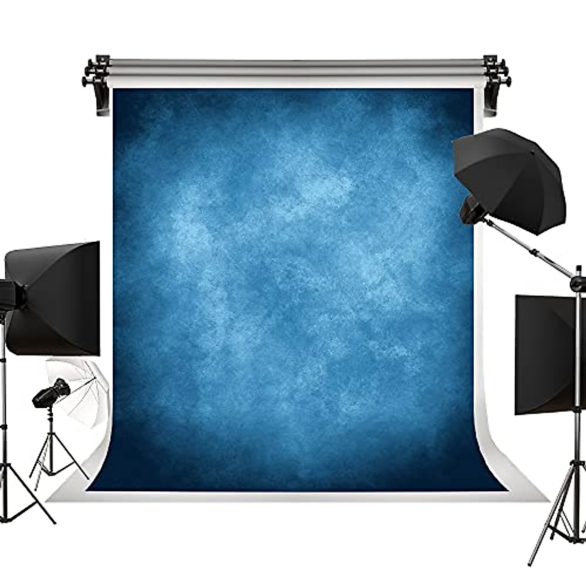Kate 5x7ft Dark Blue Abstract Backdrops Blue Portrait Professional Backgrounds Retro Backdrop
