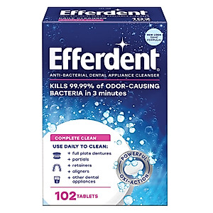 Efferdent Denture Cleaner, 90 ct