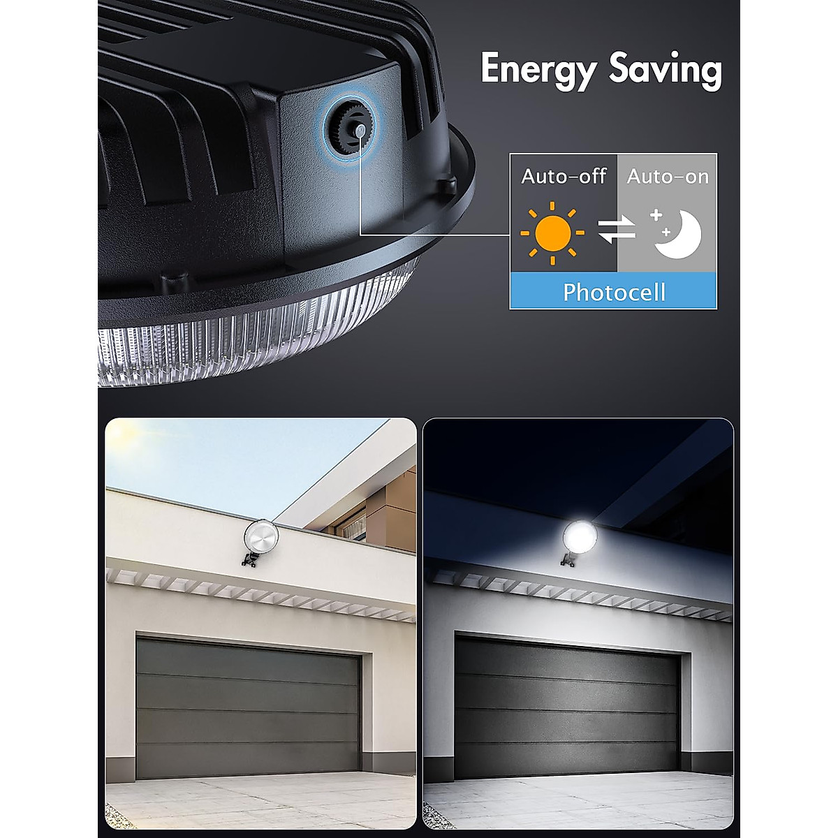 3 Pack Dusk to Dawn Outdoor Lighting, LED Barn Light with 150° Adjustable Photocell, 150W 20000LM 6500K Daylight Outdoor Lights, IP66 Waterproof Area Street Light for Farmhouse Barns Warehouse Yard