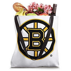 NHL Boston Bruins Team Logo Beach Tote Bag