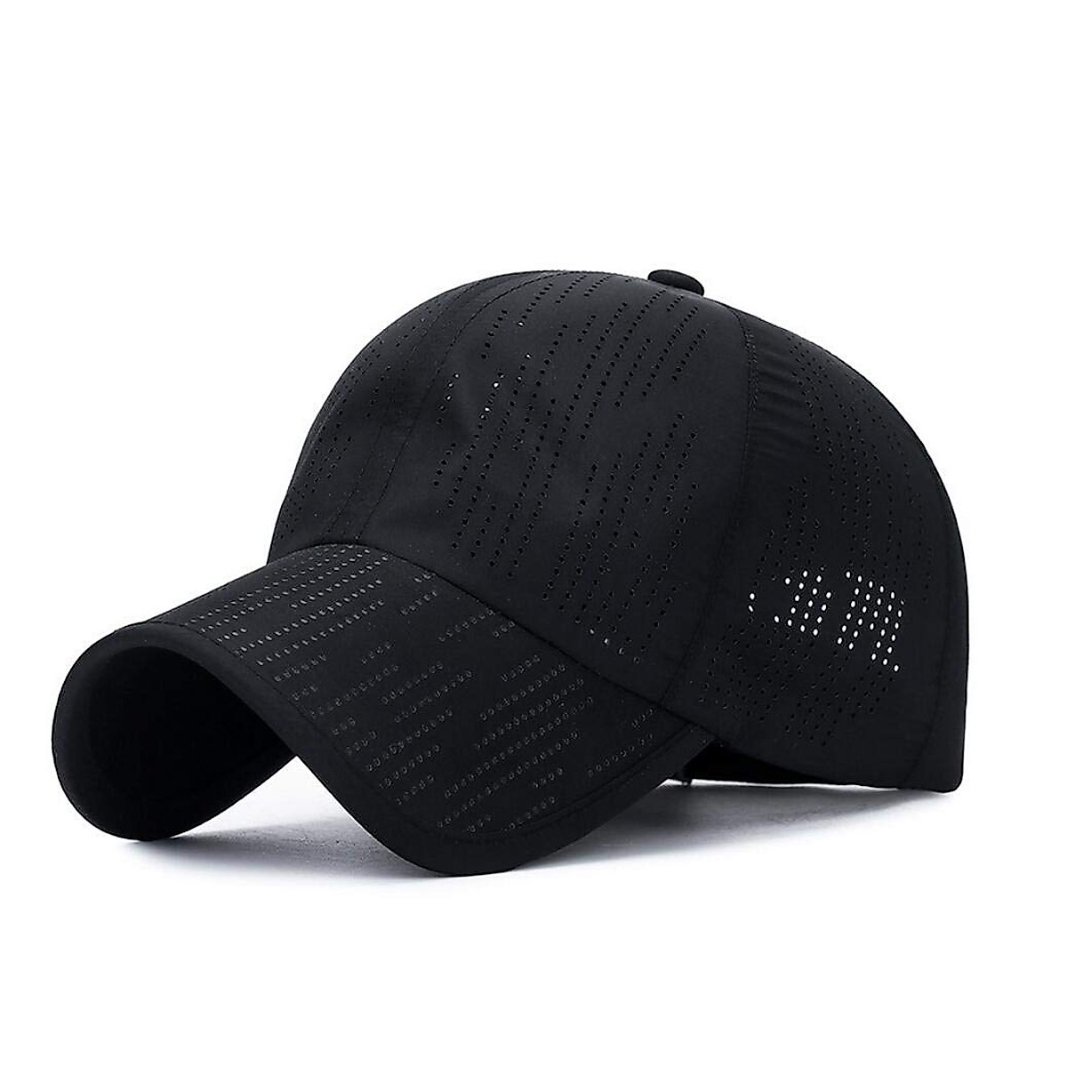 XibeiTrade Plain Breathable Quick Drying Baseball Cap Mesh Sun Hat for Baseball Golf Fishing Outdoor Hats (Dark Blue)