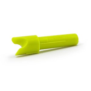 TenPoint Alpha-Nock HP, Yellow - Pack of 12 - Weight: 27 Grains - Helps Prevent Shoot Over or Shoot Under