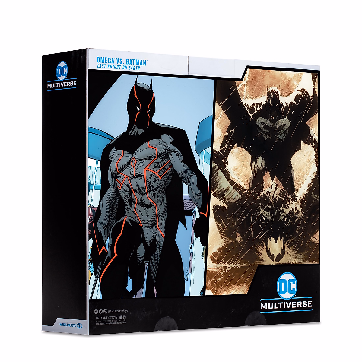DC Multiverse McFarlane Toys Omega vs Batman 2pk