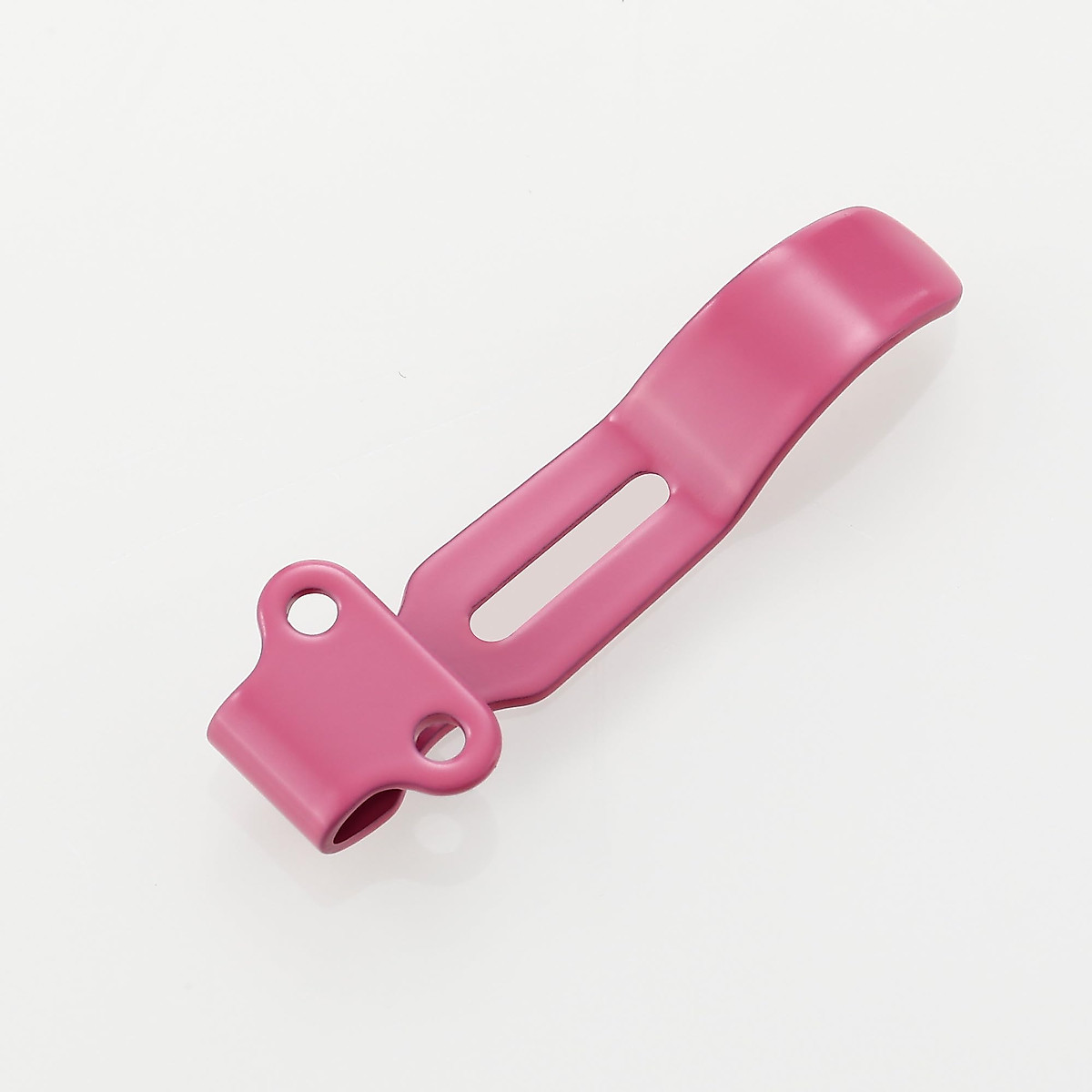 Deep Carry Pocket Clips for Benchmade, Emerson, Protech and More, Pink Coating Stainless Steel Pocket Knife Clip Replacement with 2 Pieces Screws