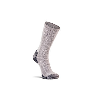 FoxRiver Unisex Adult Teen Wick Dry Explorer Heavyweight Outdoor Crew Hiking-socks, Grey, Large US