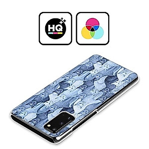 Head Case Designs Officially Licensed Episodic Drawing Cats Pattern Hard Back Case Compatible with Samsung Galaxy Z Flip / 5G