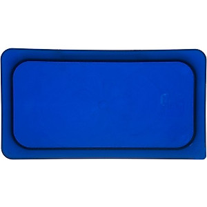 Carlisle FoodService Products 3058060 Smart Lids Third Size Polyethylene Lid, Dark Blue (Pack of 2)