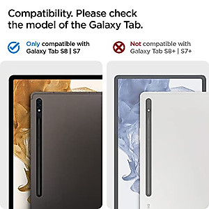 Spigen Tough Armor Pro Designed for Galaxy Tab S8 Case (2022) / Galaxy Tab S7 Case (2020) with S Pen Holder - Gunmetal