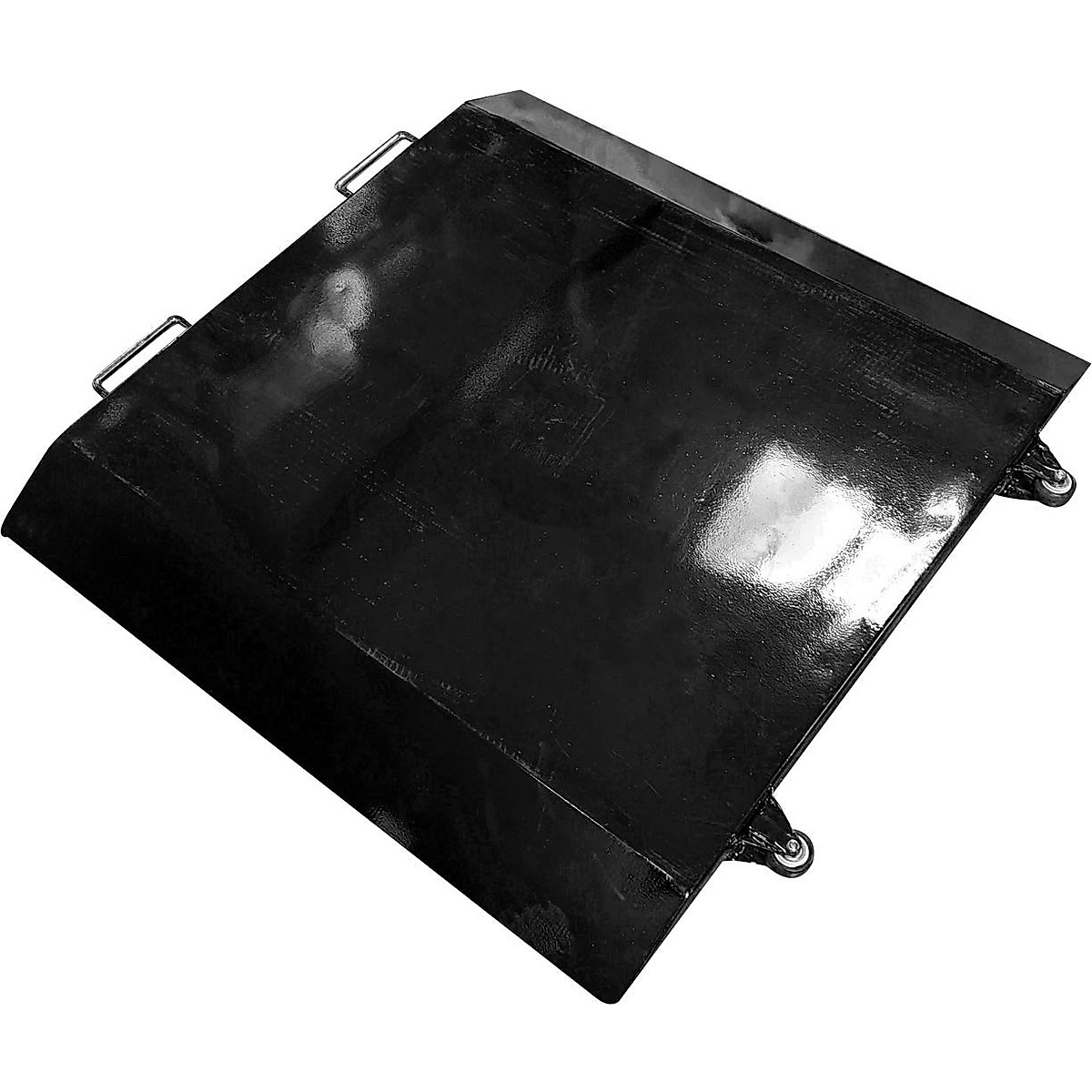 PEC Portable Wheelchair Scale/Digital Medical Scale with Dual Ramp, Side Handles and Wheels for Easy Moving, 35"x 35" Large Platform, Capacity 700 x 0.1 lb